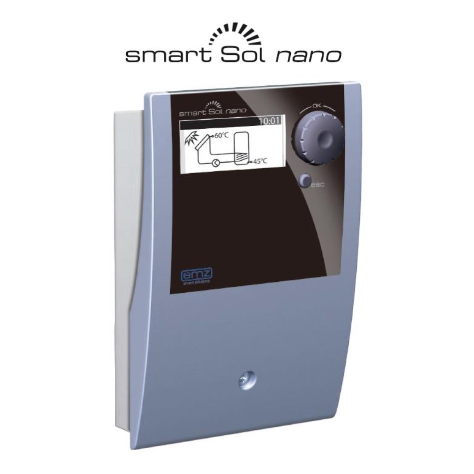 ΨΗΦΙΑΚΟΣ ΔΙΑΦΟΡΙΚΟΣ ΕΛΕΓΚΤΗΣ ΗΛΙΑΚΩΝ EMZ SMART SOL NANO BASIC